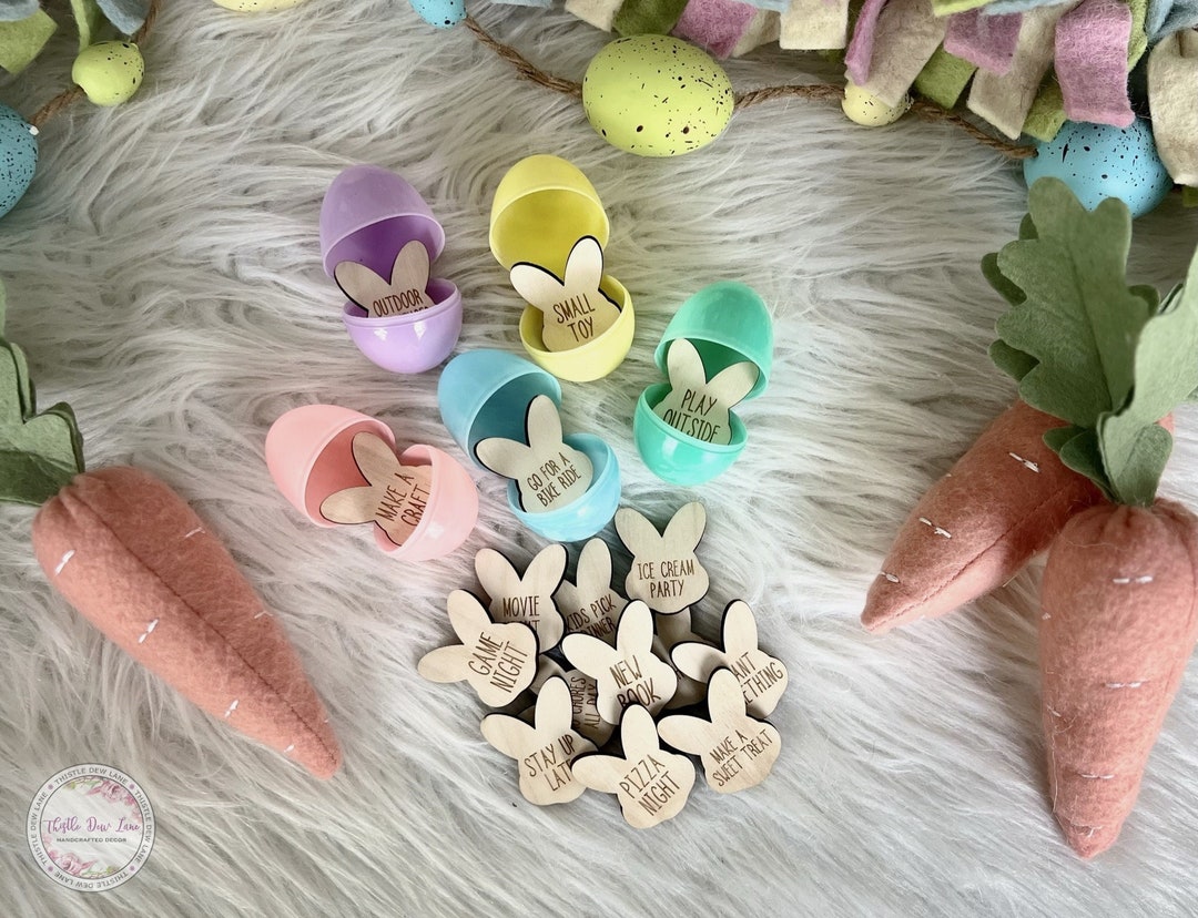 Easter Egg Tokens, Easter Egg Fillers, Easter Basket Filler, Egg Hunt ...