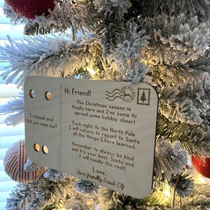 Elf Return Postcard, Double Elf Return Letter, Elf Return Ideas ...