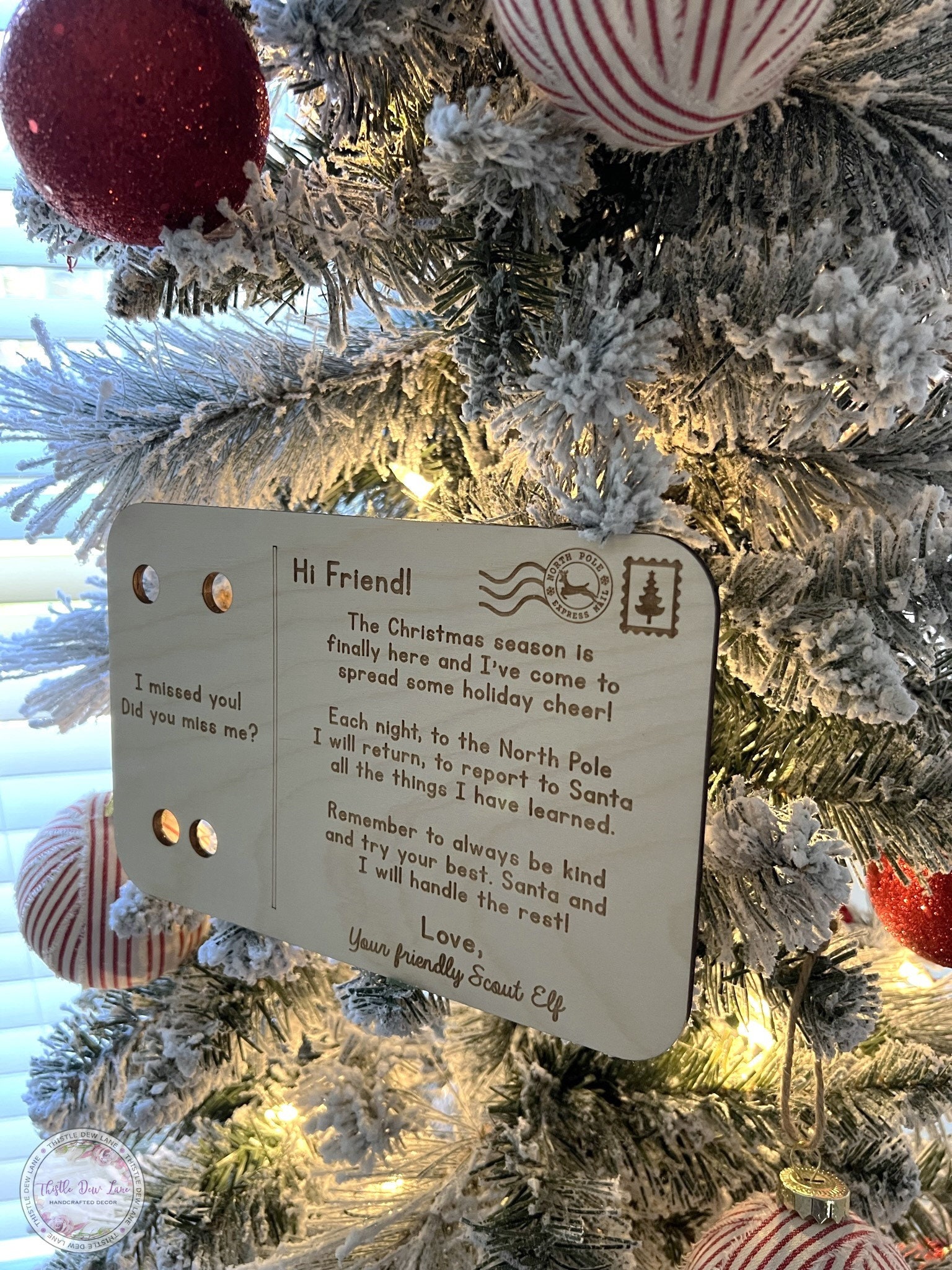 Elf Return Postcard, Double Elf Return Letter, Elf Return Ideas ...