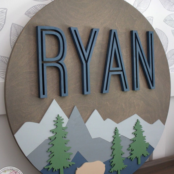 Woodland Scene - Etsy