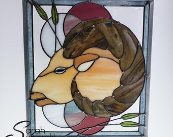 Ram Stained Glass - Etsy