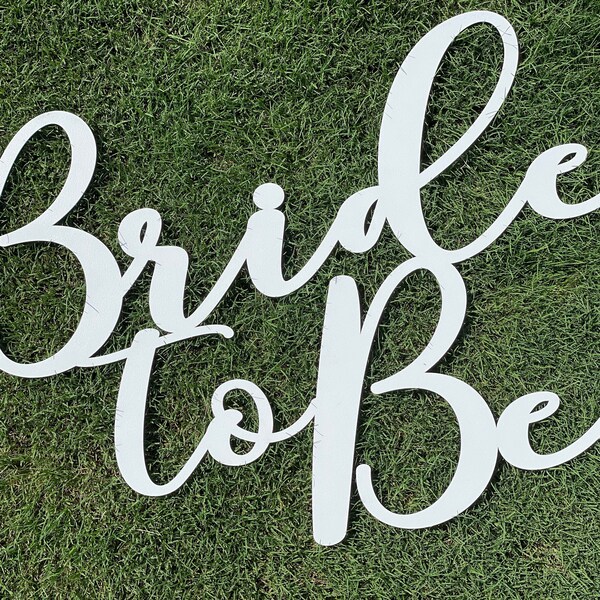 Bride to Be Wood Sign - Etsy
