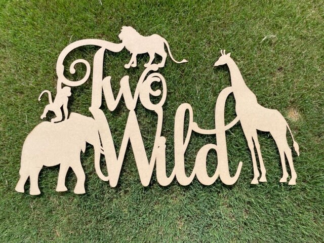 Wild One Sign Wild One Wood Sign Baby's First Birthday - Etsy