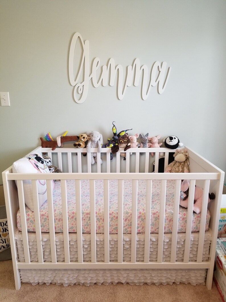 Nursery Name Sign Large Wooden Name Sign Baby Name Sign - Etsy