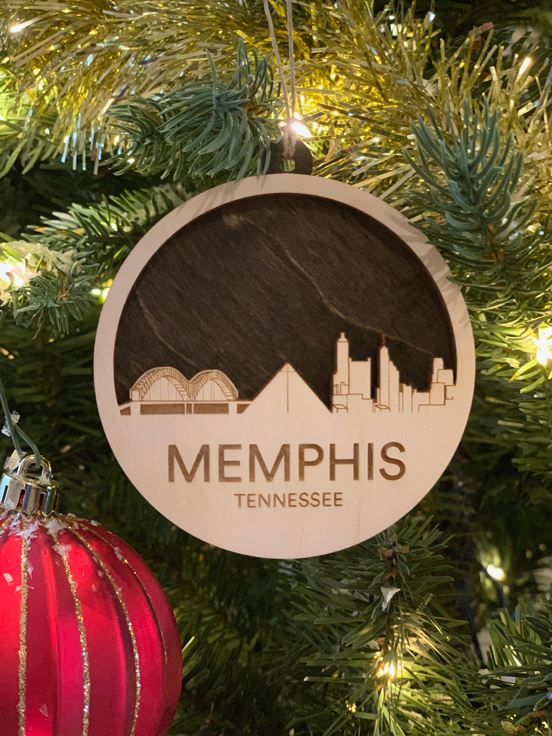 Memphis Ornament Memphis Tennessee 901 901 Memphis | Etsy