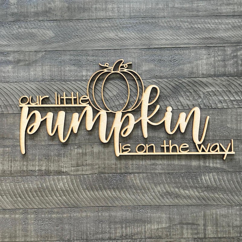 Wood Pumpkin Sign - Etsy