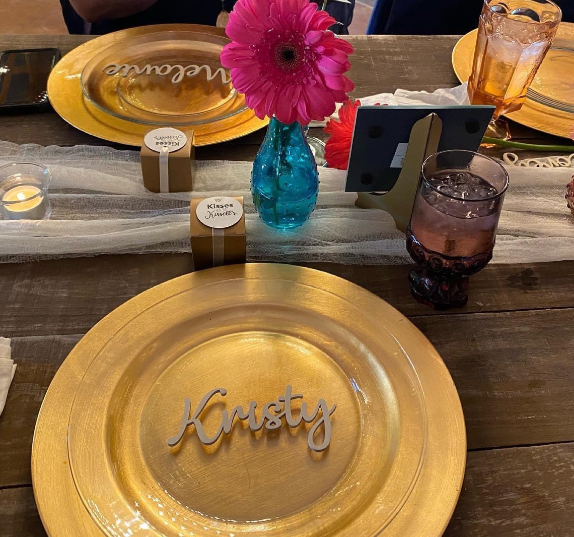 Wedding Place Cards Personalized Dinner Party Place Cards | Etsy