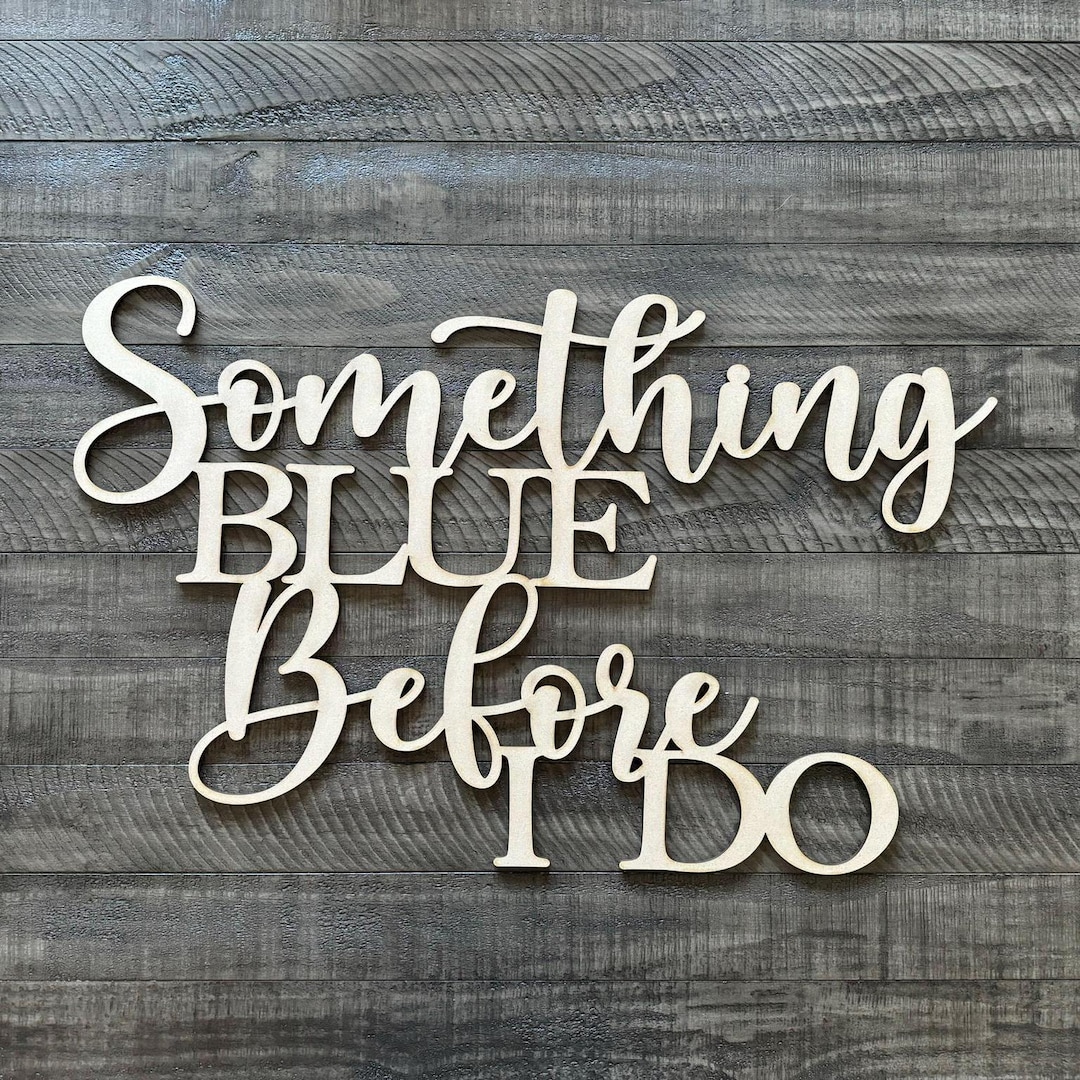 Something Blue Before I Do, Something Blue, Bridal Shower Sign, Bride ...