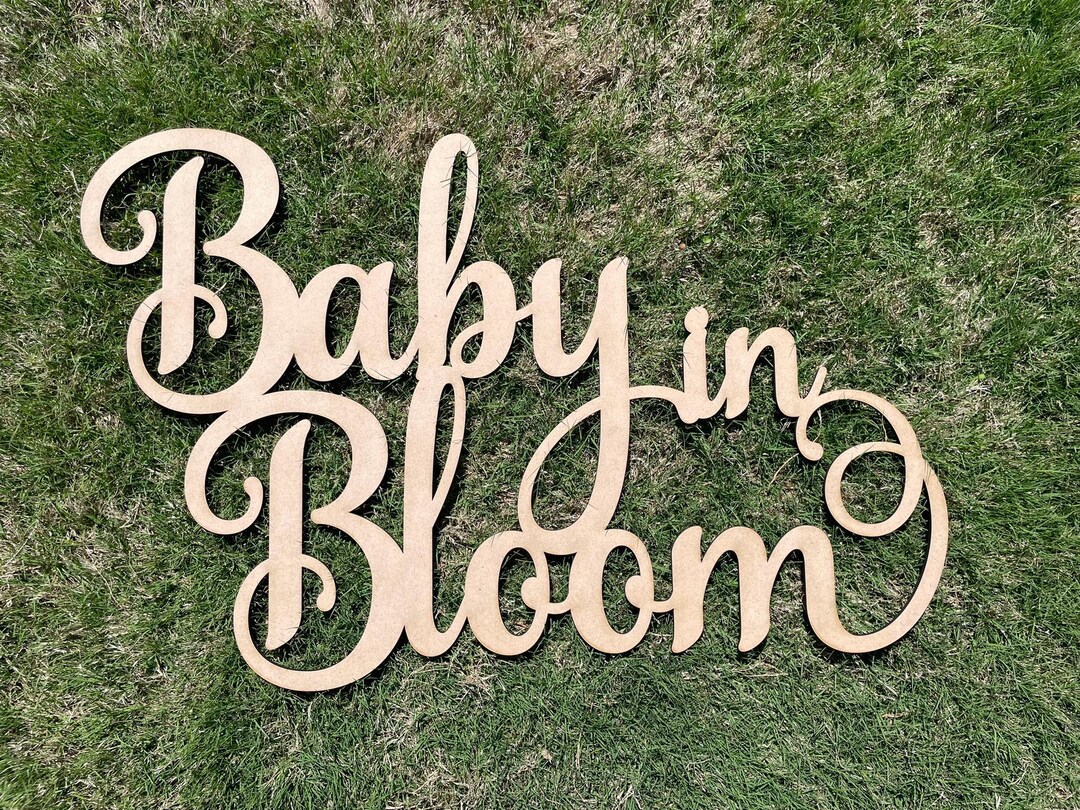 Baby in Bloom Sign: Baby Shower, Mama to Be - Etsy