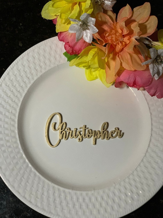 Wedding Place Cards Personalized Dinner Party Place Cards | Etsy