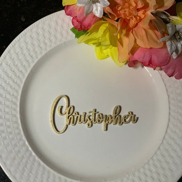 Wedding Plate Name Plates - Etsy