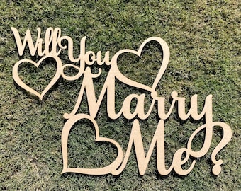 Will You Marry Me? (wood Proposal Sign) - Etsy