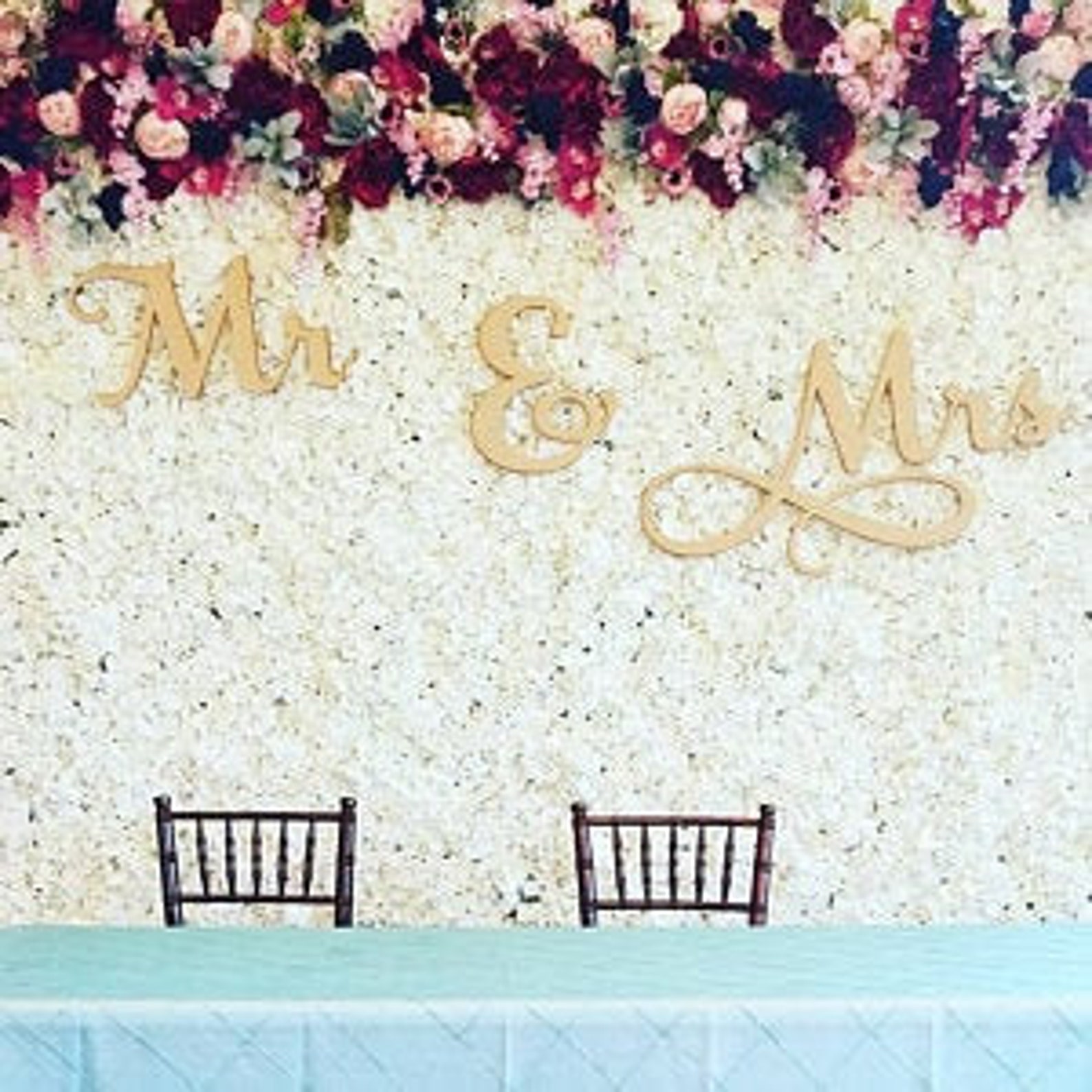 Miss to Mrs. Sign, Mr. & Mrs. Wedding Backdrop, Bridal Shower Back Drop ...