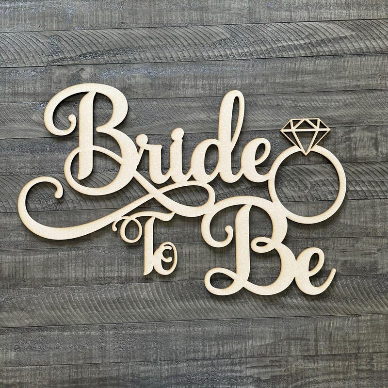 Bride to Be Wood Sign - Etsy