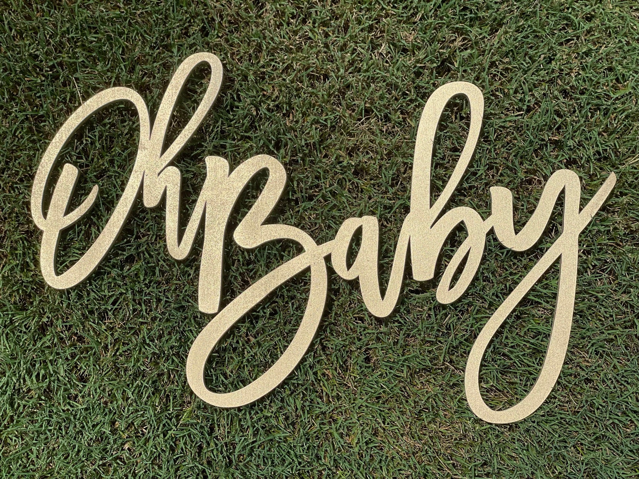 Oh Baby Sign Oh Baby Shower Gender Reveal Cute Baby Shower - Etsy