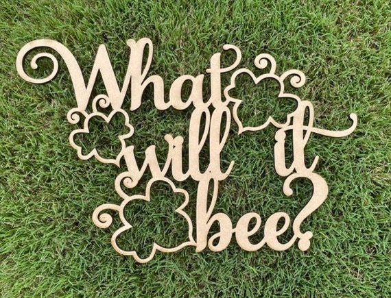Baby Bee Sign What Will It Be What Will Baby Bee Sign - Etsy