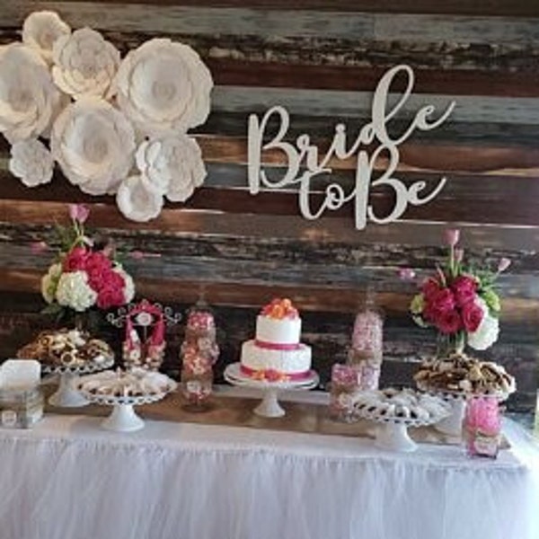 Bride to Be Backdrop - Etsy