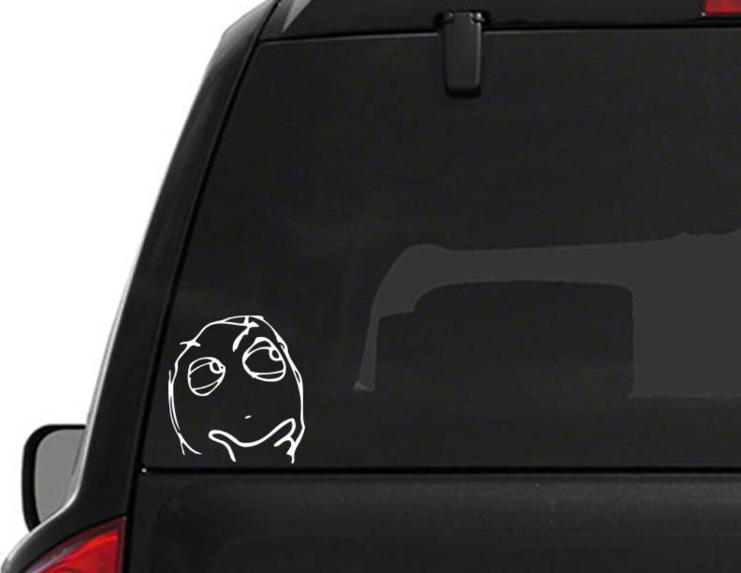 Vragen meme Decal - Etsy Nederland