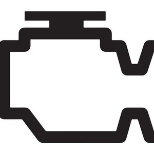 Check Engine Light Decal CEL - Etsy