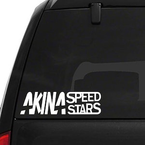 Akina Speed Stars Decal. Initial D. 86. Drift Car. Car Decal. Bumper ...