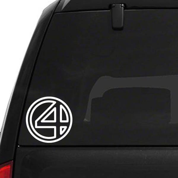 Fantastic Four Decal - Etsy