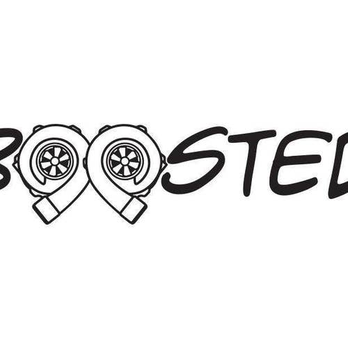 Turbo Decal Boosted Facing Right - Etsy