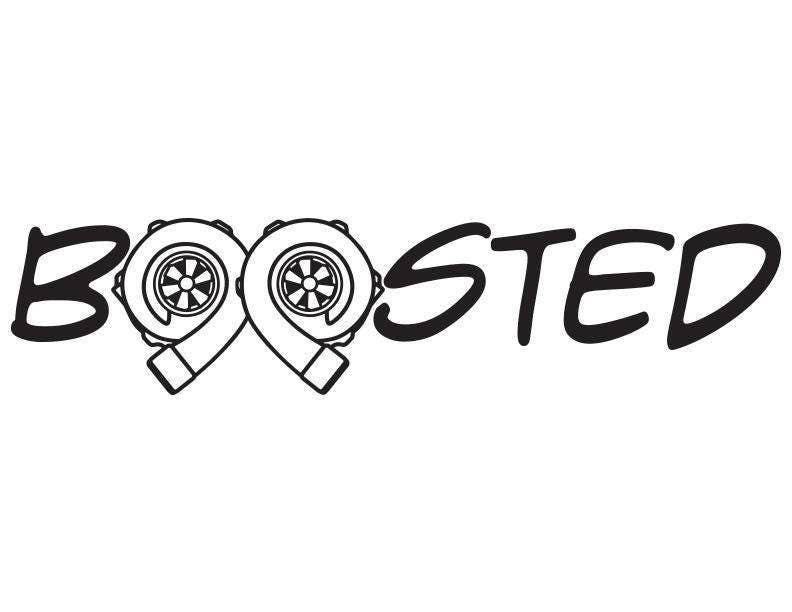 Boosted Decal Twin Turbo - Etsy