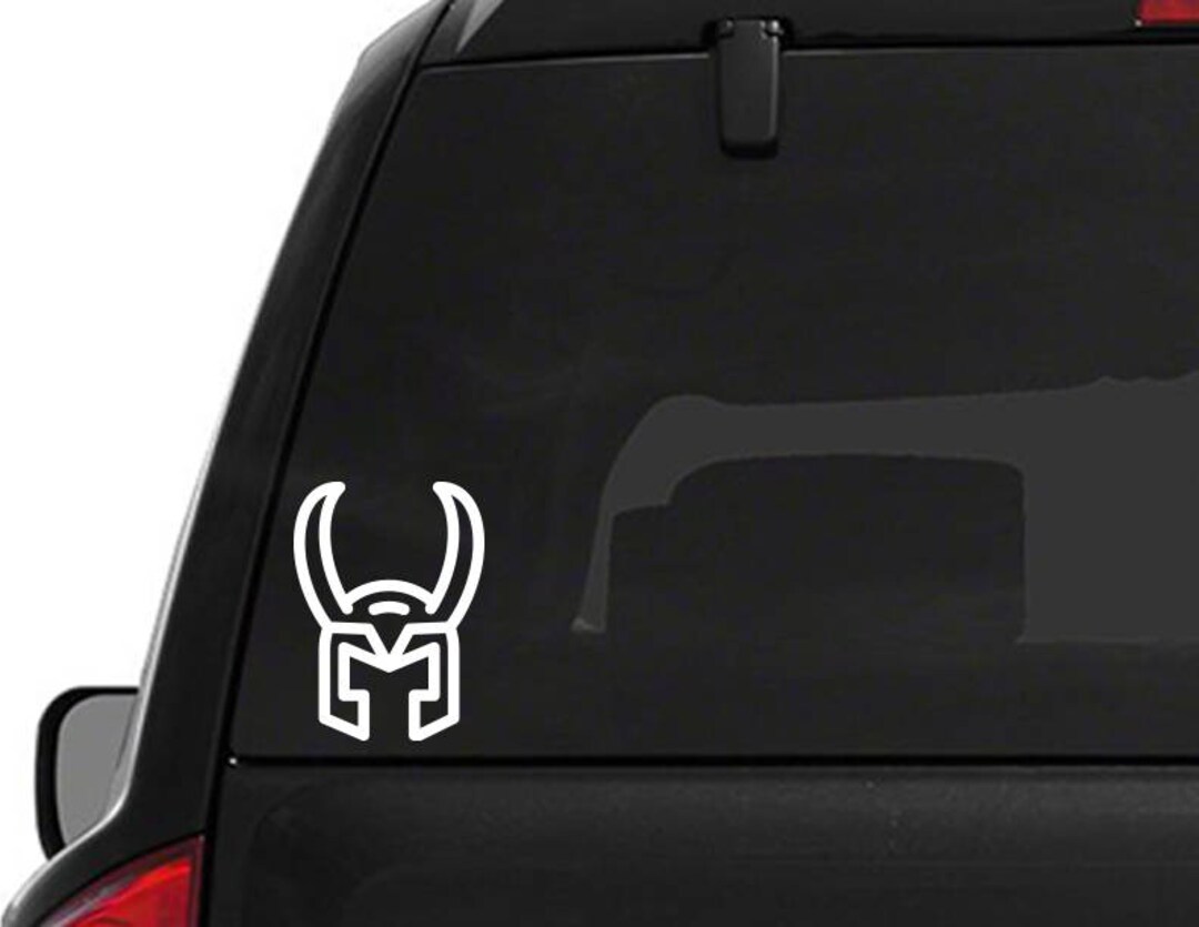 Loki Themed Super Villain Decal. Marvel Comics - Etsy