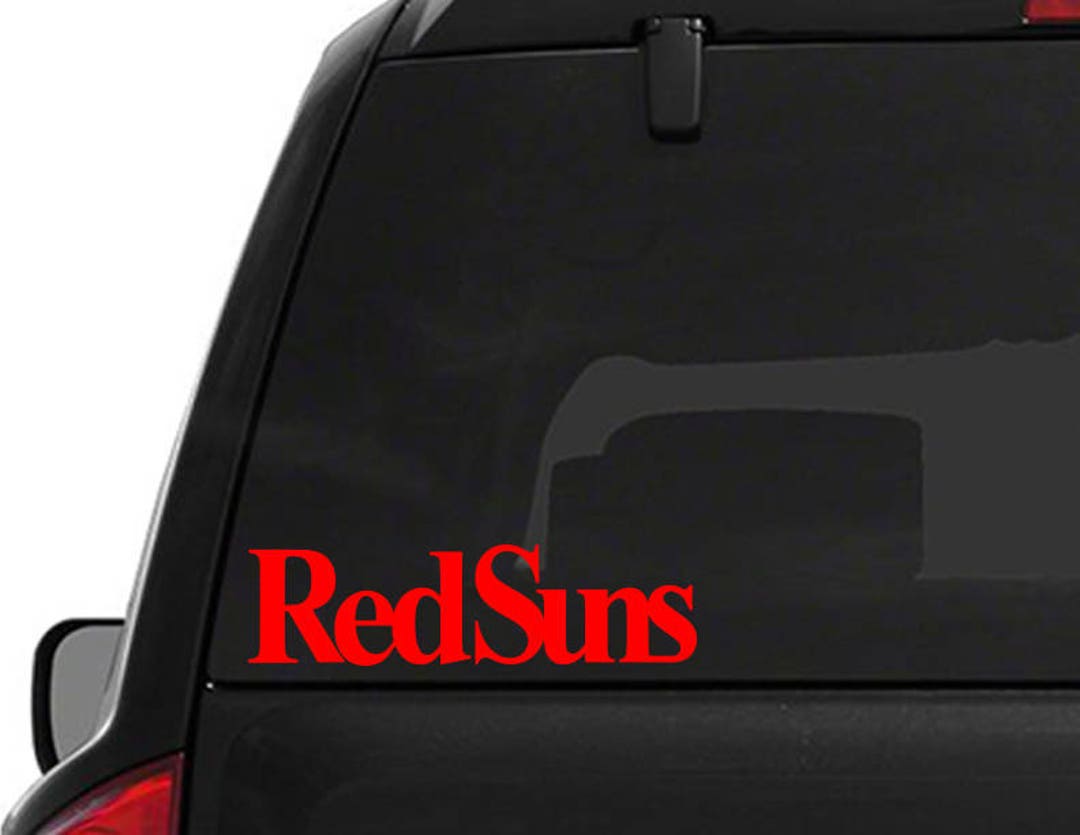 Redsuns Decal. Initial D. RX7. Drift Car. Car Decal. Bumper Sticker ...