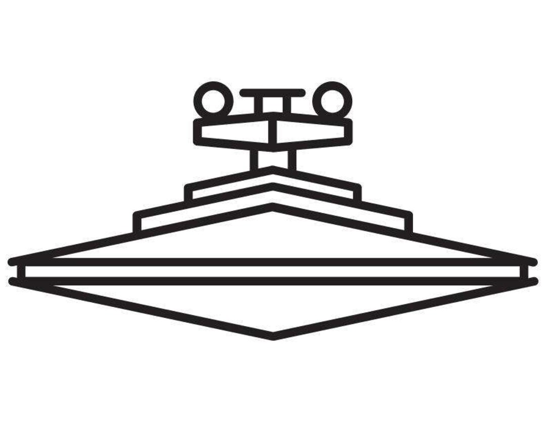 Star Destroyer Decal Star Wars Themed Decal - Etsy