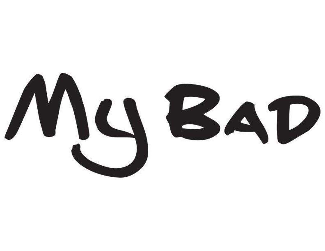My Bad Decal - Etsy