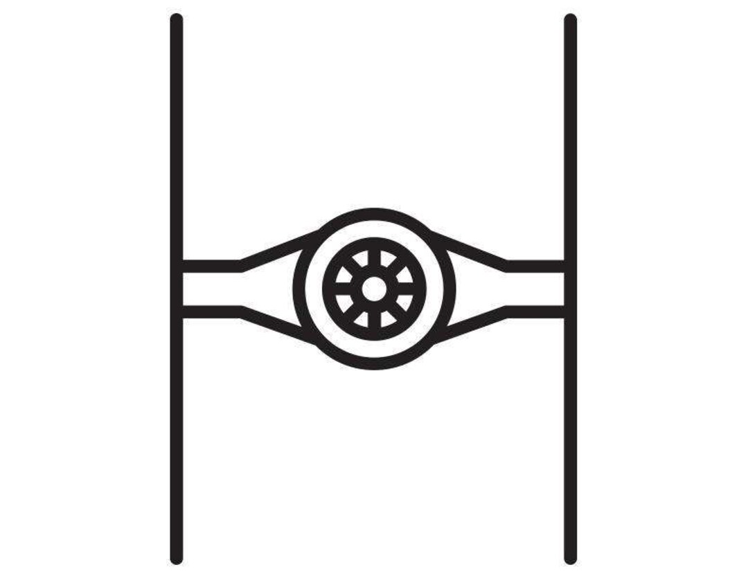 TIE Fighter Decal Star Wars Themed Decal - Etsy