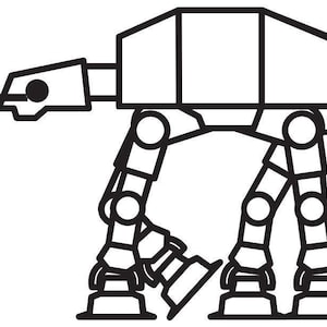 AT-AT Decal Star Wars Themed Decal - Etsy