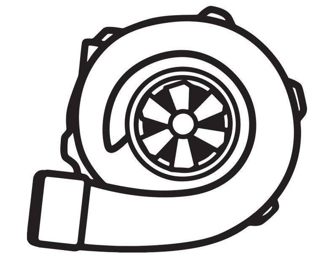 Turbo Decal Boosted Facing Left - Etsy