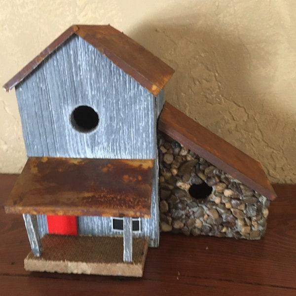 Rustic Birdhouse - Etsy