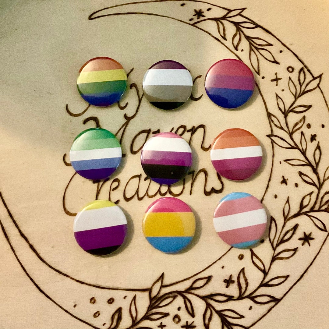 Pride Flag Buttons (1 Inch) - Etsy