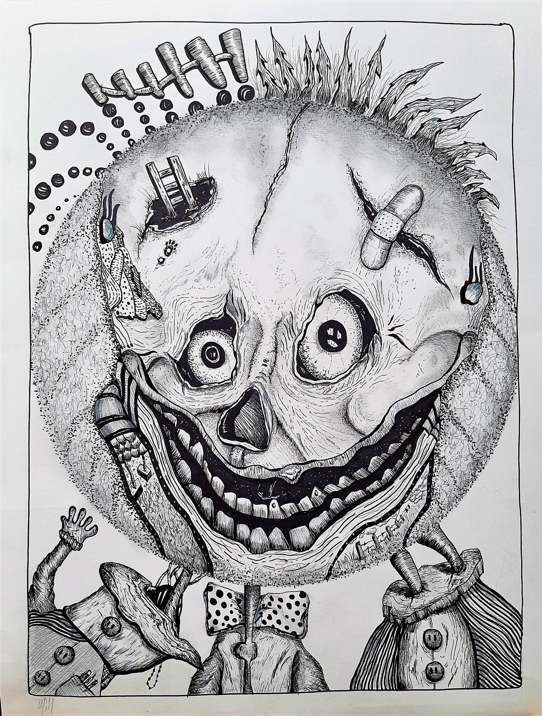 Original Art, Pen and Ink Surreal Drawing - Etsy