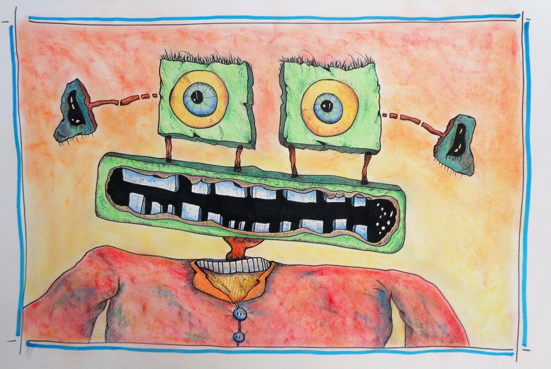 Colored Pencil Drawing, Original Art - Etsy