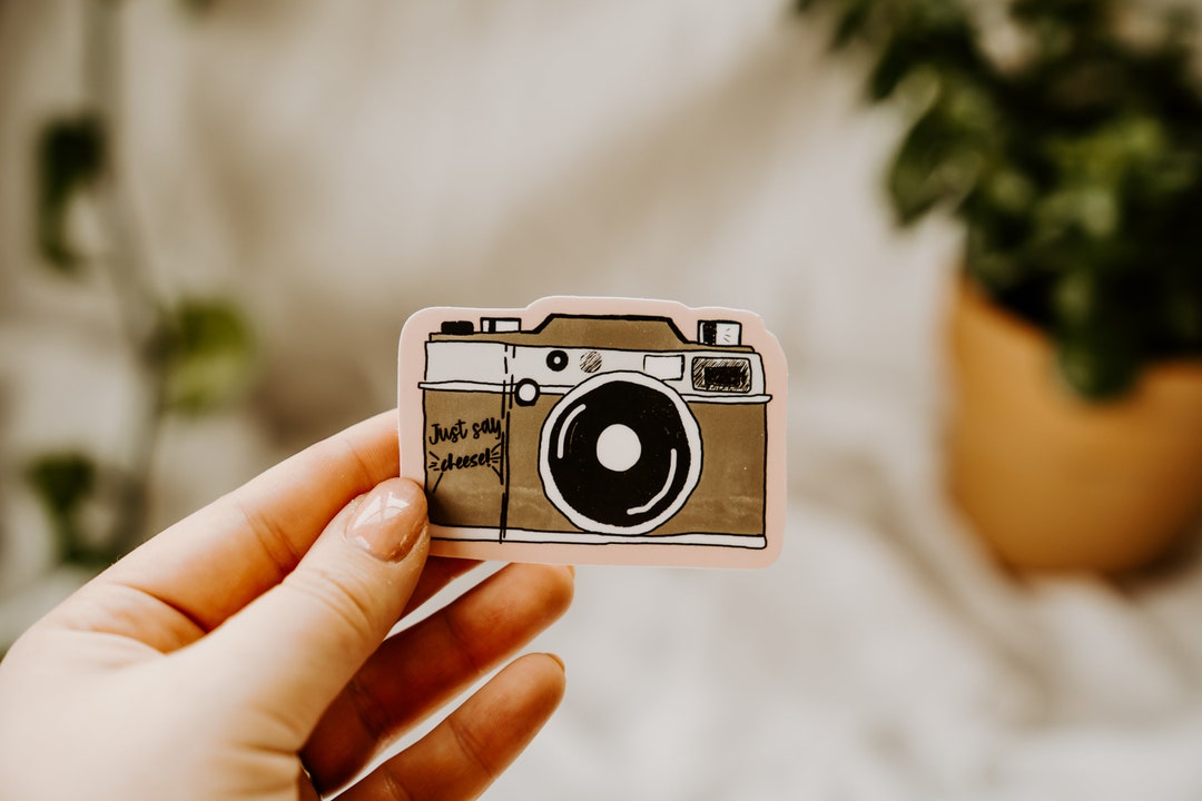 Camera Vinyl Sticker - Etsy
