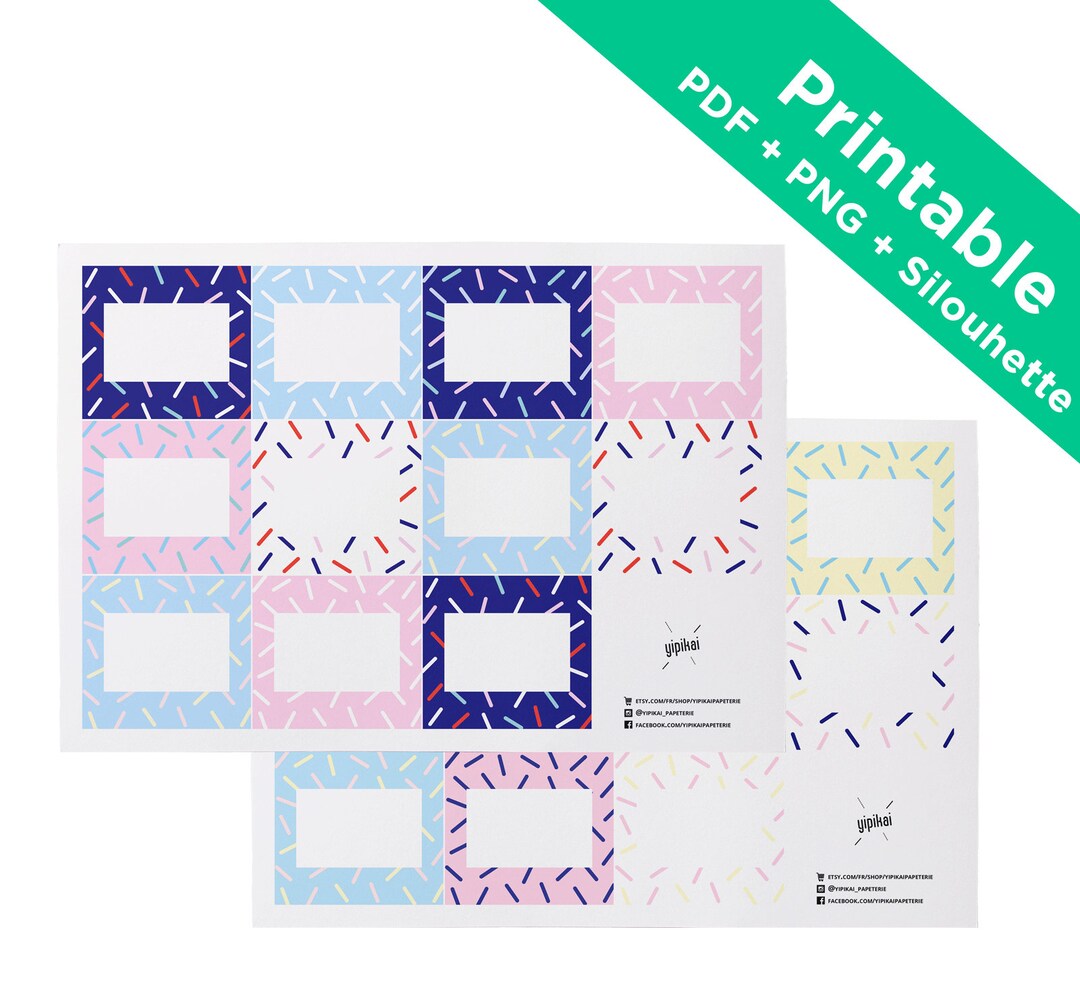 22 Cute Planner Stickers Download for Office Organization or School ...