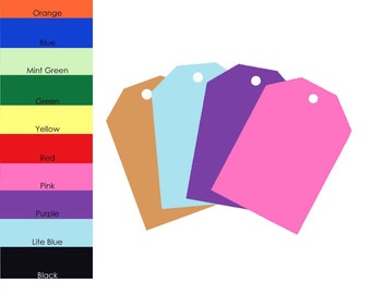 Color tags | Etsy