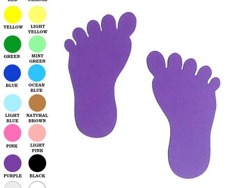 Purple baby feet | Etsy