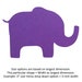 25 Pack Paper Elephant Shape, Elephant Die Cut, Elephant Cut Outs ...