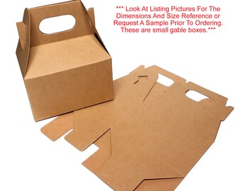 Brown Gable Boxes - Etsy