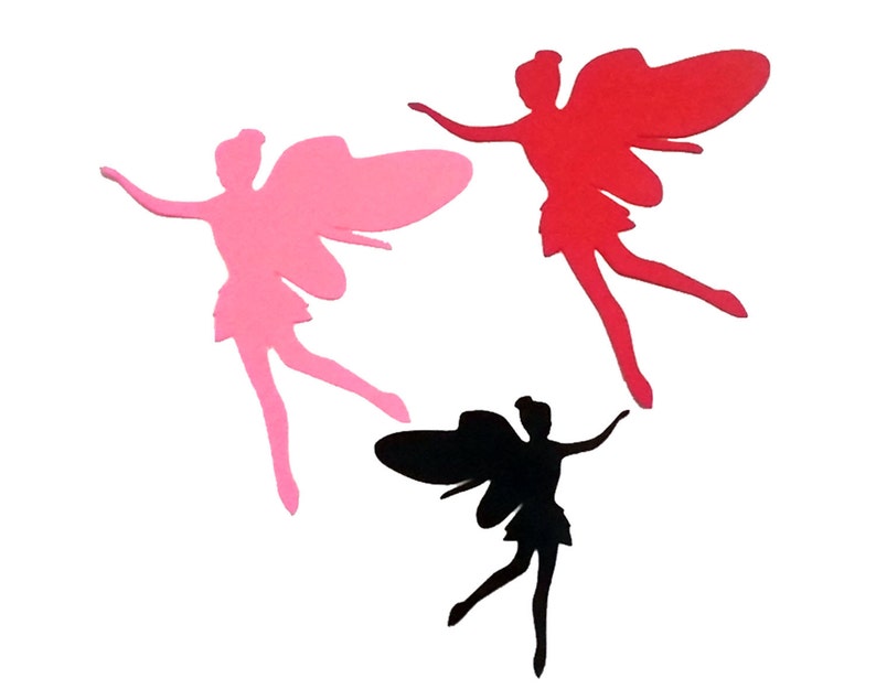 25 pack Paper Fairy Shape Paper Fairy Cut Outs Fairy Die | Etsy