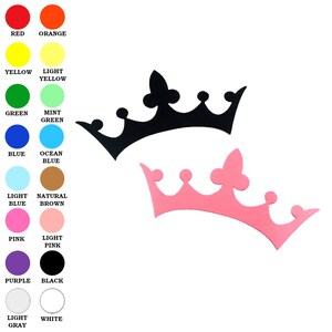 25 pack Paper Tiara Shape Paper Tiara Cut Outs Tiara Die | Etsy