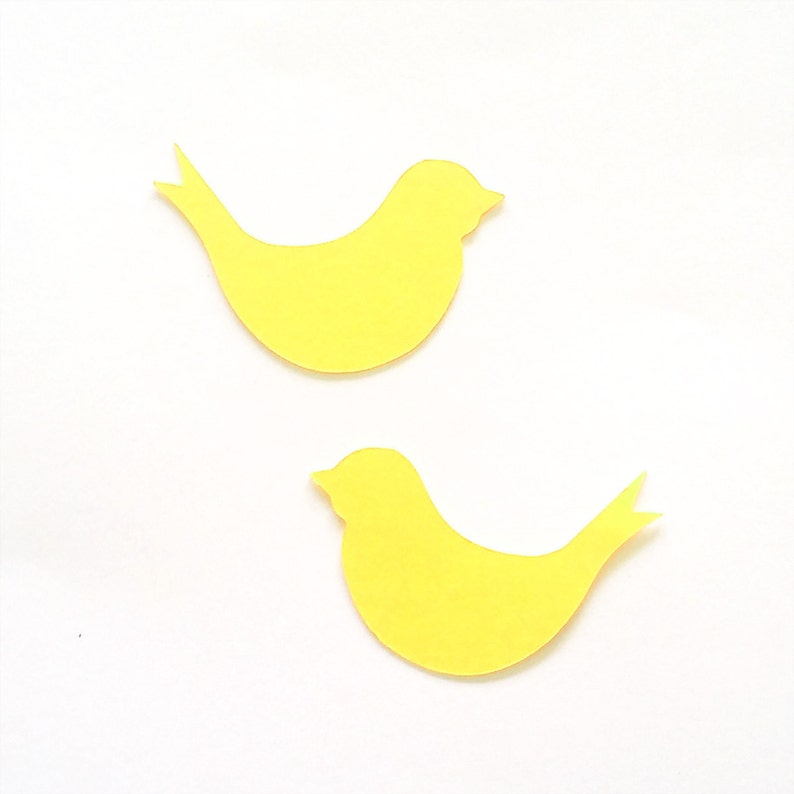 25 Pack Paper Bird Shape Bird Die Cut Bird Cut Outs | Etsy