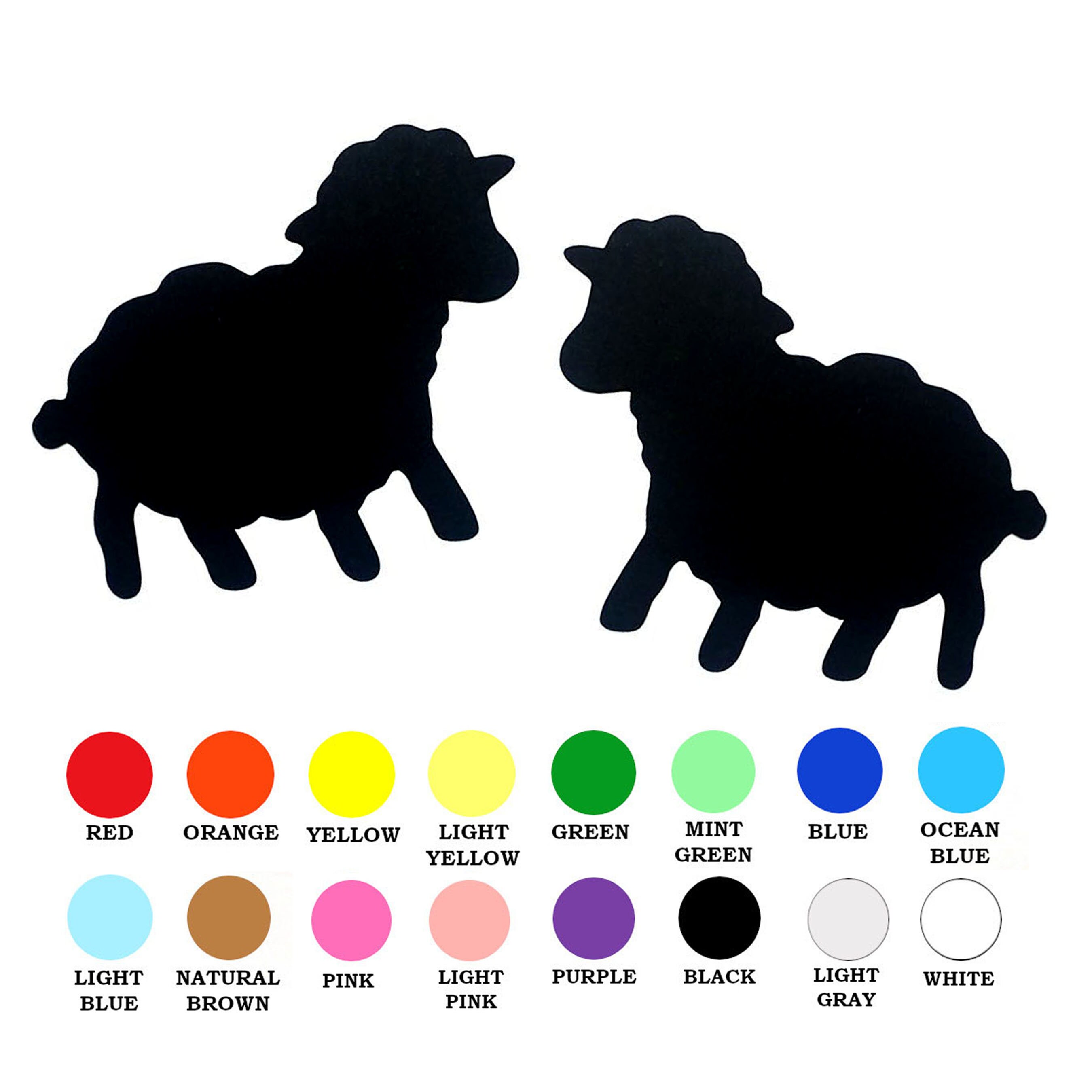 25 Pack Paper Lamb Shapes Lamb Die Cut Shape Easter Die - Etsy