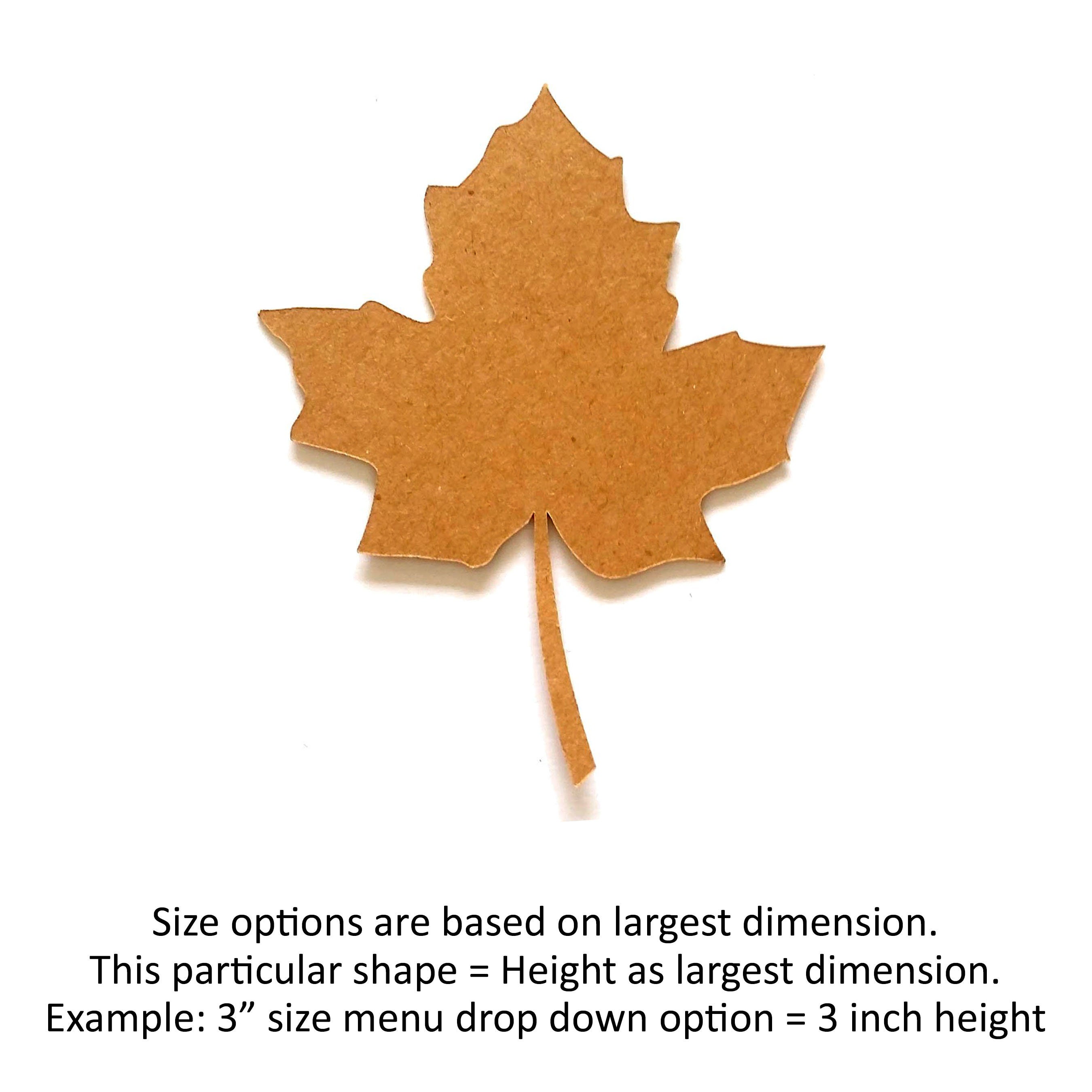 25 Pack Paper Autumn Leaf Shapes Paper Leaf Shapes Leaf - Etsy Canada