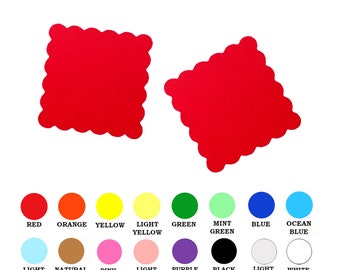 Square Scallop | Etsy